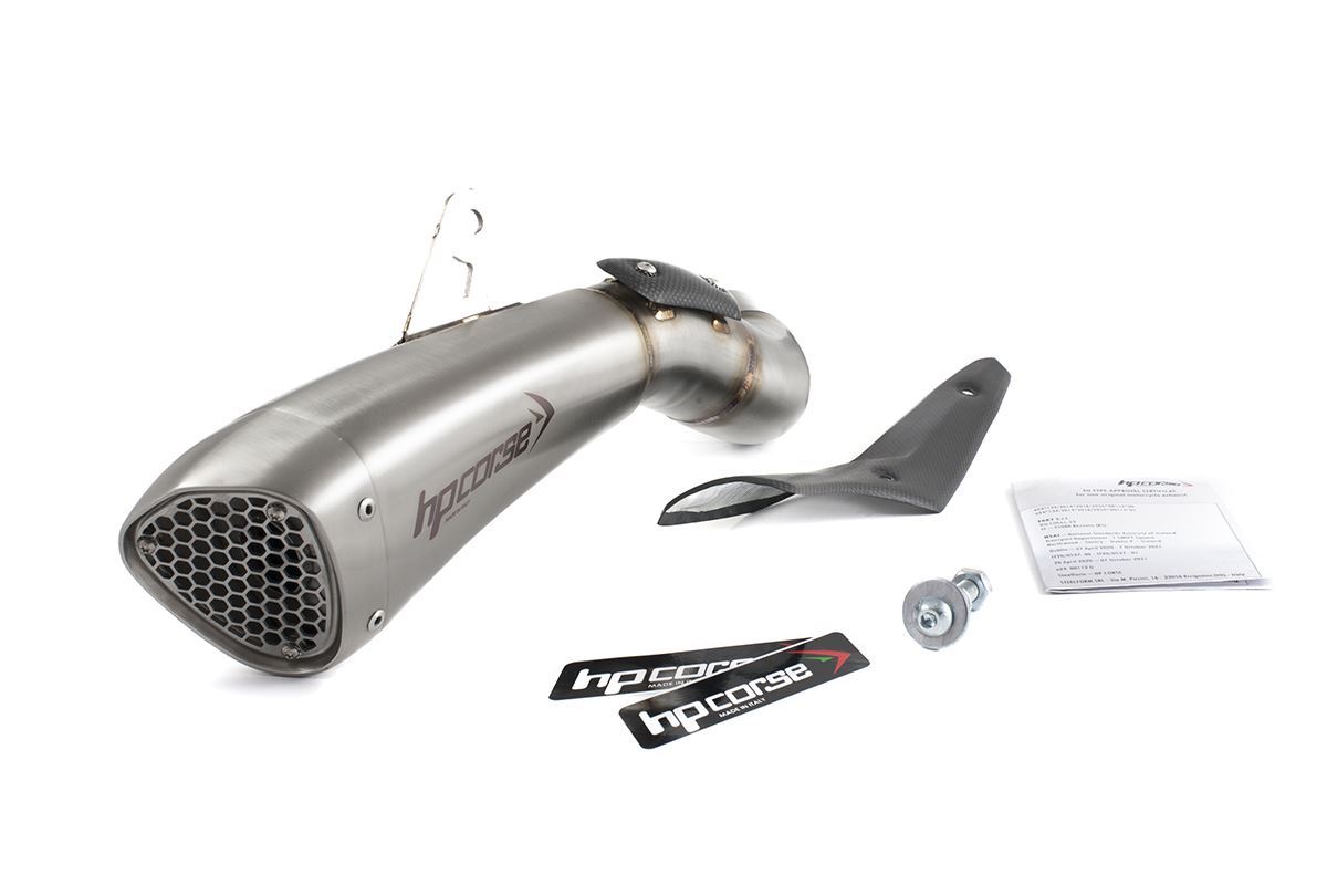 HP CORSE Hydroform Short R Slip-On Exhaust For Kawasaki Z900 HP CORSE Hydroform Short R Slip-On Exhaust For Kawasaki Z900